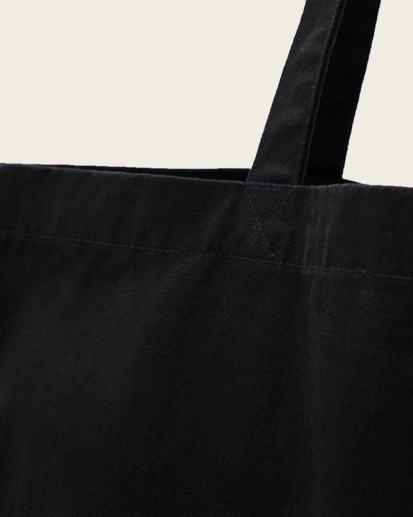 Underground Logo Printed Tote Bag BLACK/LEOPARD | ALLSAINTS
